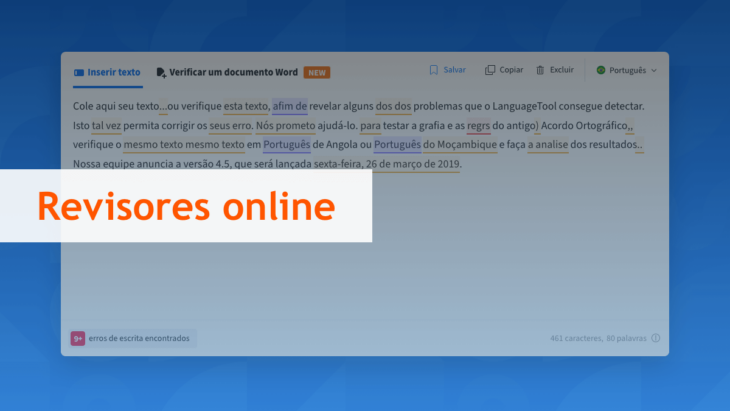 Ferramentas para revisar e corrigir um texto online - Fabio Lobo